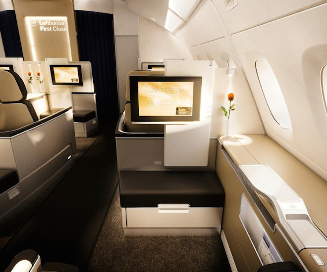 Luxurious first class cabins from Singapore Airlines, Emirates, Etihad ...
